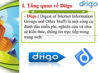 Tìm hiểu về Diigo | PPTX
