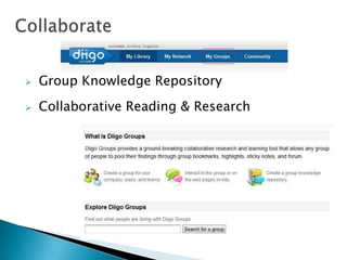 Diigo v4-city u | PPT