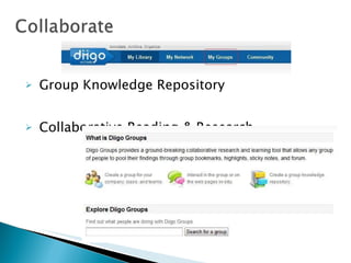 Diigo V4 highlights | PPTX