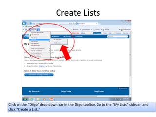 Diigo Basics | PPT