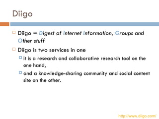 Diigo Educator Account 101 | PPT | Online Education | Education