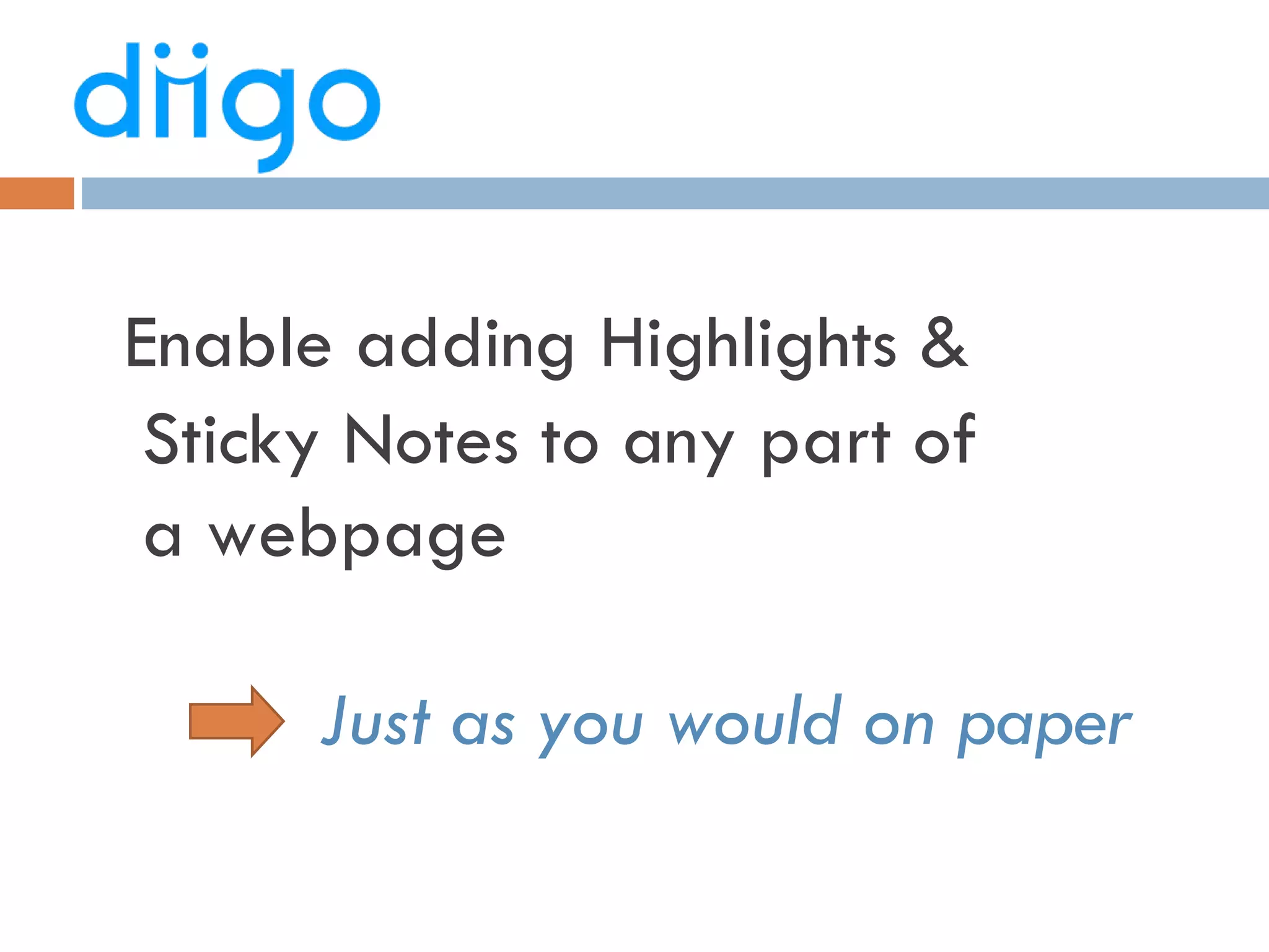 Diigo | Diigolet Getting Started Tutorial | PPT