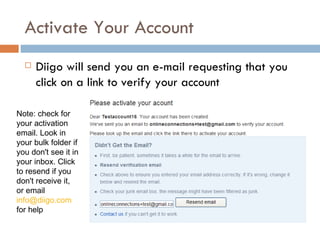 Diigo | Diigolet Getting Started Tutorial | PPT
