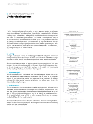 Di innovationsuddannelse 2011 | PDF