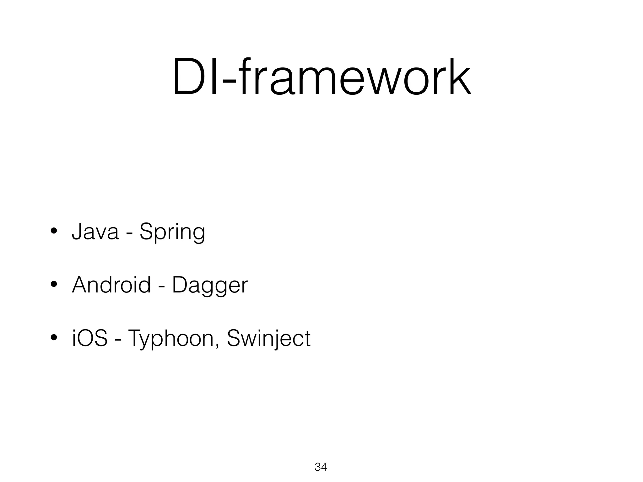 Dependency injection in iOS | PPT