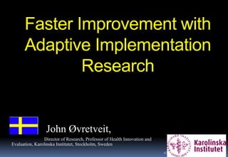 Faster Improvement with Adaptive Implementation Research | PPT