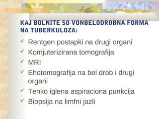 Dijagnostika na tuberkuloza | PPT