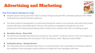 EDUQAS MEDIA STUDIES A LEVEL COMPONENT ONE SECTION B AUDIENCE AND ...