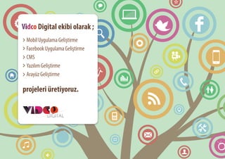 Vidco Digital Tanitim Sunumu | PPT