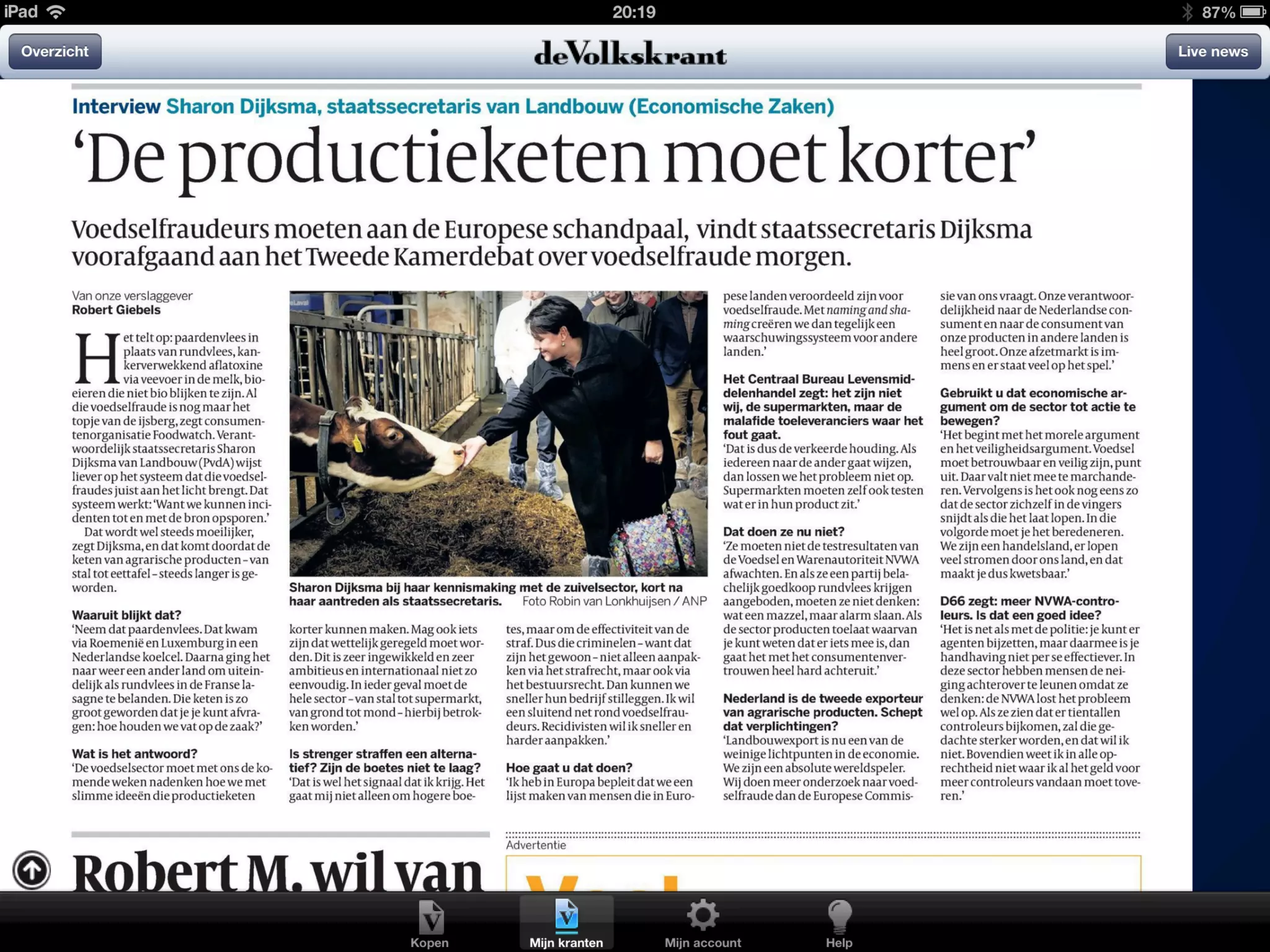 Int. Sharon Dijksma in VK | PDF