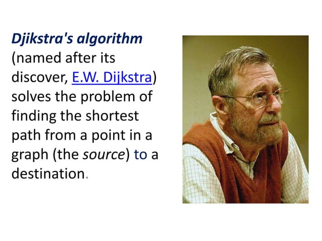 Dijkstra's algorithm | PPTX | Computing | Technology & Computing