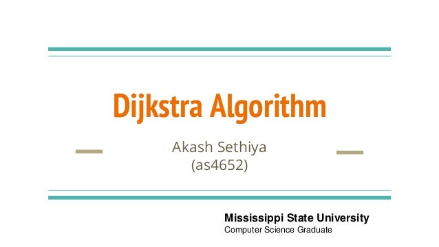Dijkstra Algorithm A Dynammic Programming Approach 