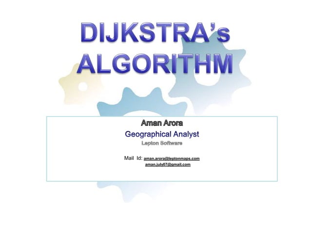 Dijkstra’S Algorithm | PPTX | Computer Networking | Computing