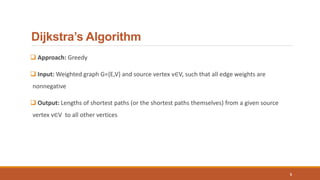 Dijkstra's Algorithm | PPTX | Computer Networking | Computing