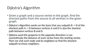 Data structures and algorithms Dijkstra’s Algorithm (1).pptx