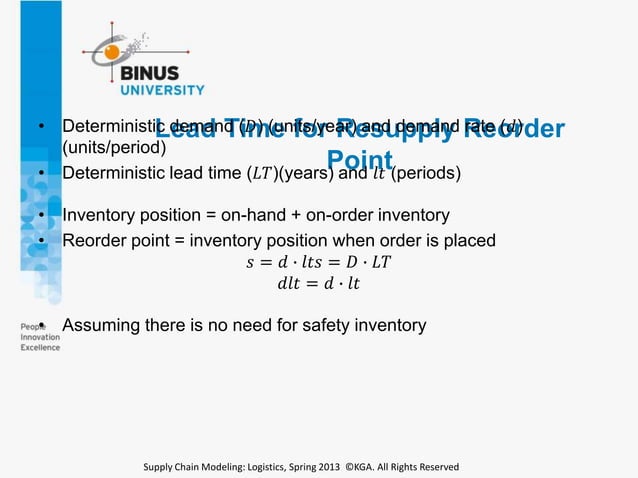 PPT6 - Inventory Management Problem | PPT
