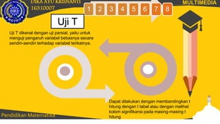 UJI T BERPASANGAN DAN INDEPENDEN | PPTX