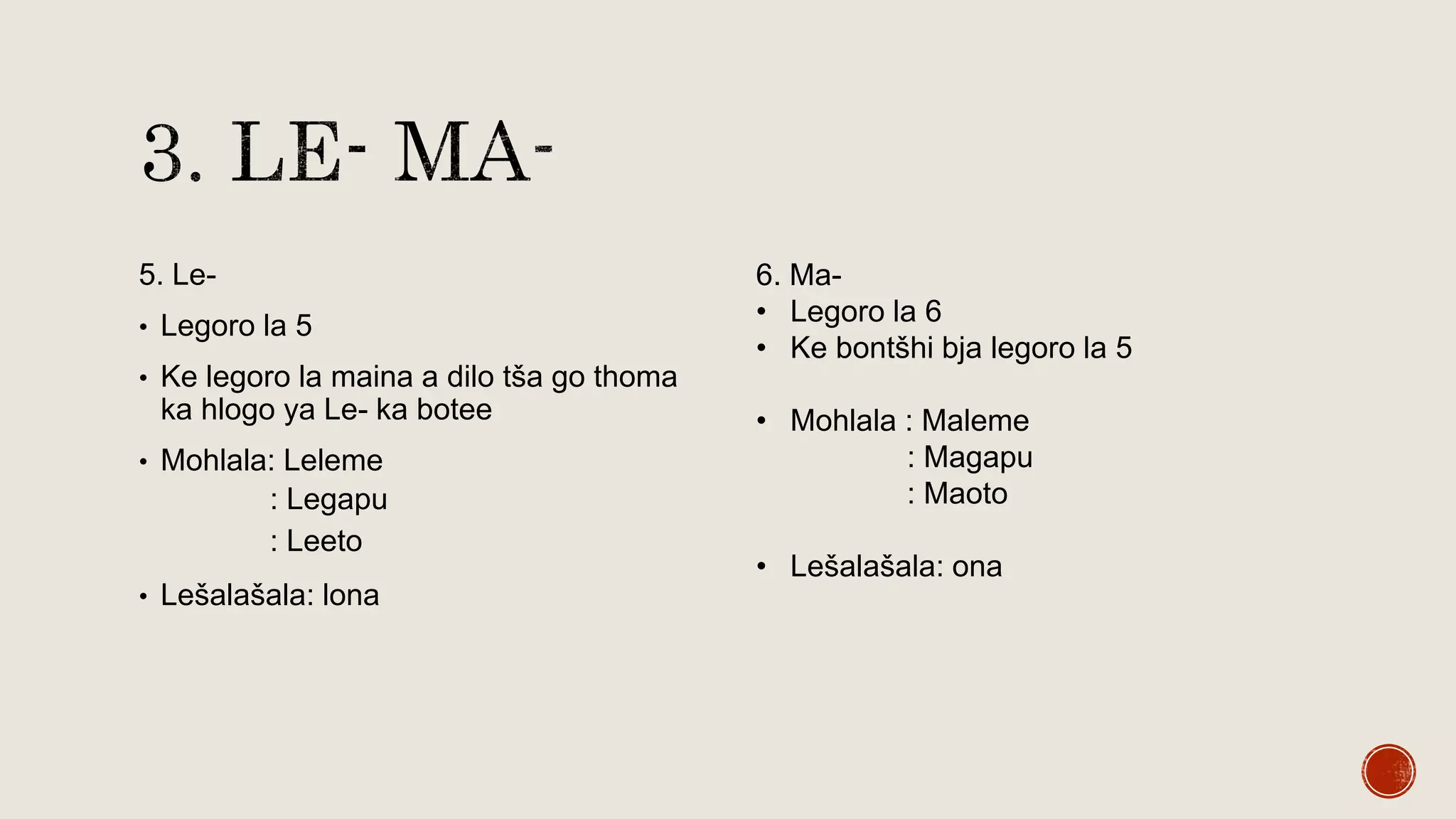 Magoro a maina(Prefix) | PPTX