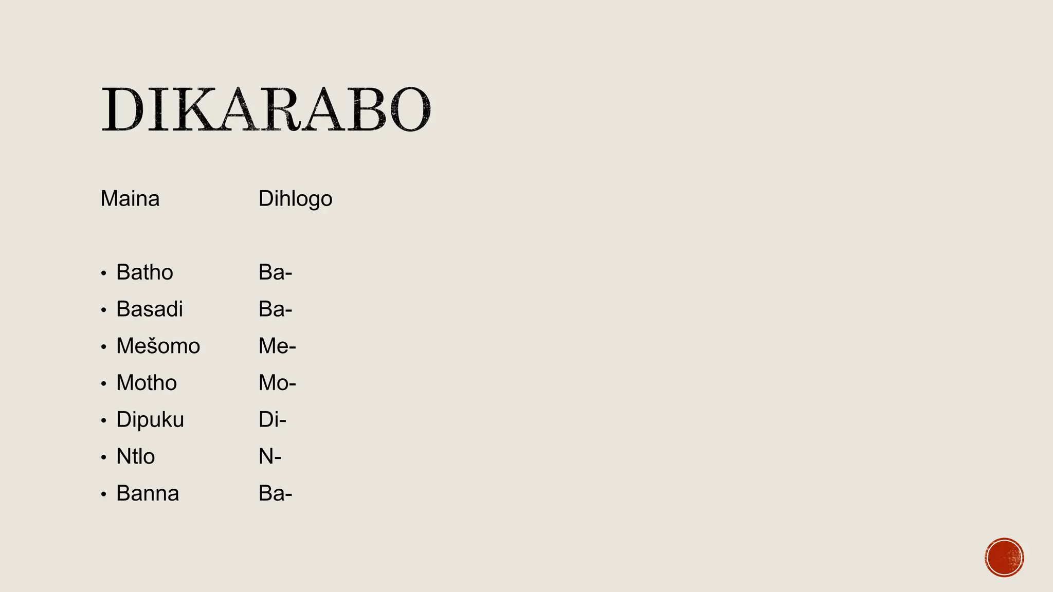 Magoro a maina(Prefix) | PPTX