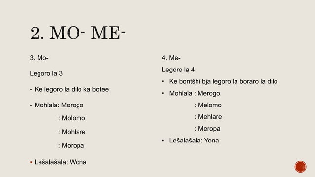 Magoro a maina(Prefix) | PPTX