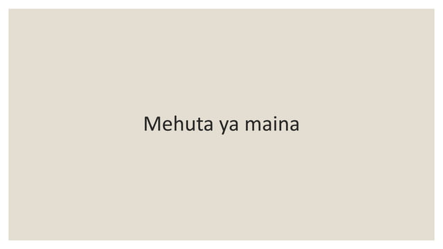 Maina le mehuta ya maina (Nouns and types of nouns) | PPTX