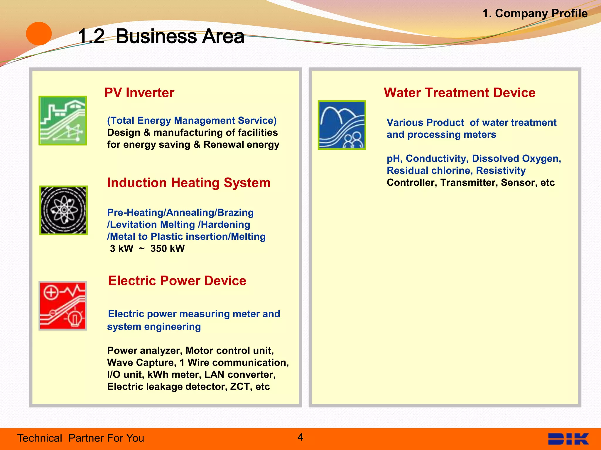 Dik Company Profile | PPTX