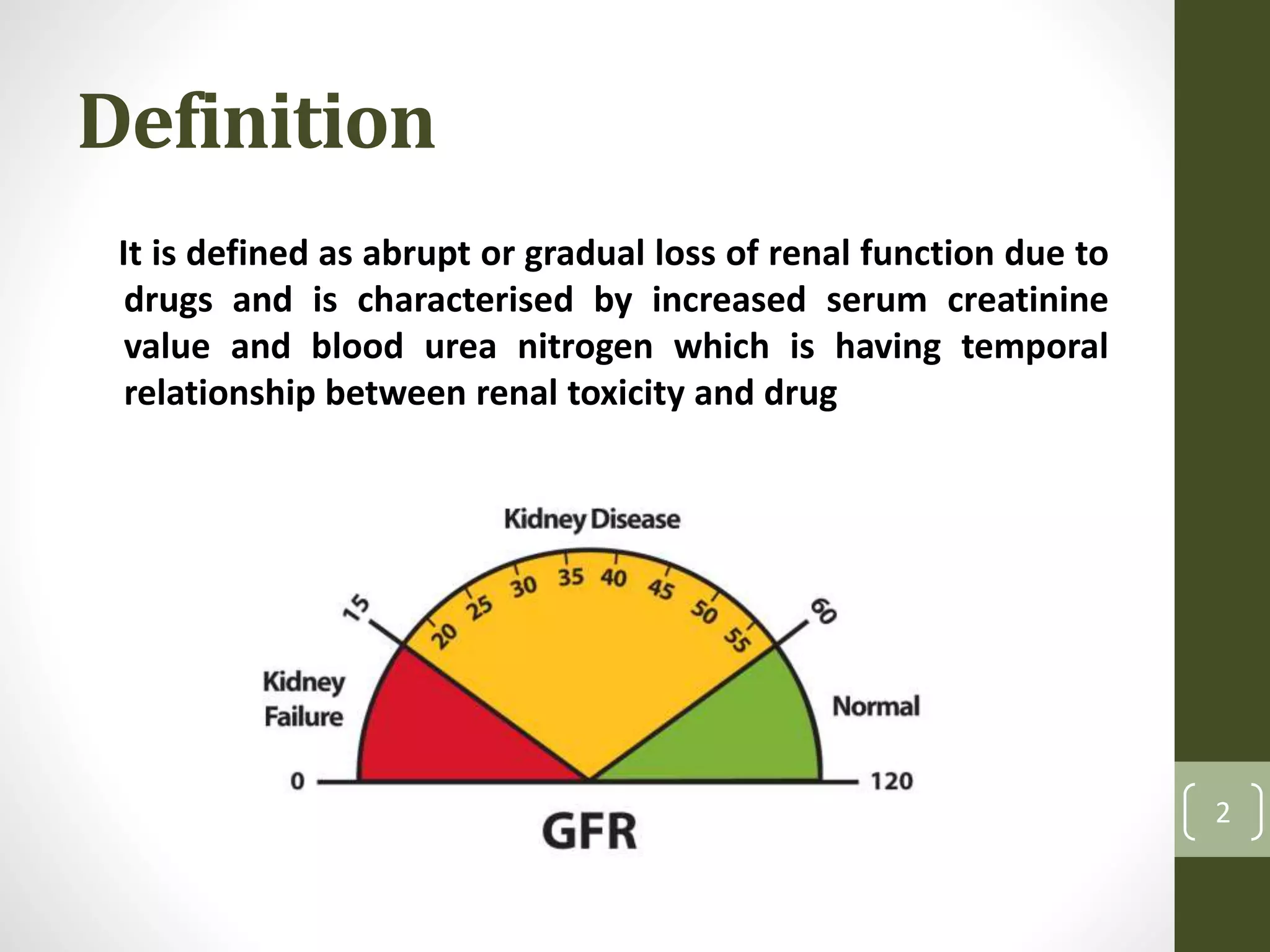 Drug induced kidney disease | PPTX