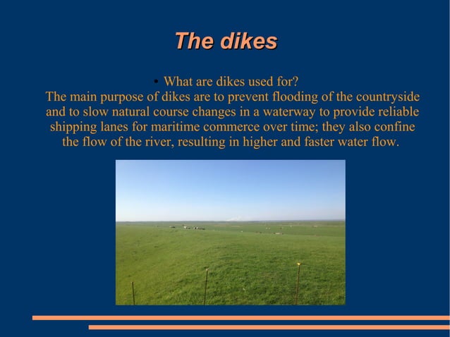 Dikes presentation | ODP | Geography | Science