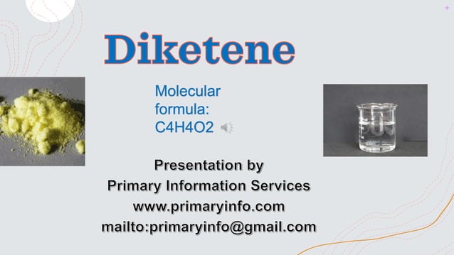Diketene - database | PDF | Skin and Dermatology | Diseases and Conditions