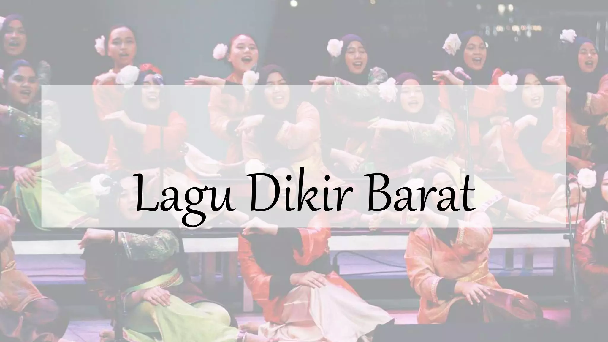 Muzik Malaysia - DIkir Barat | PPT