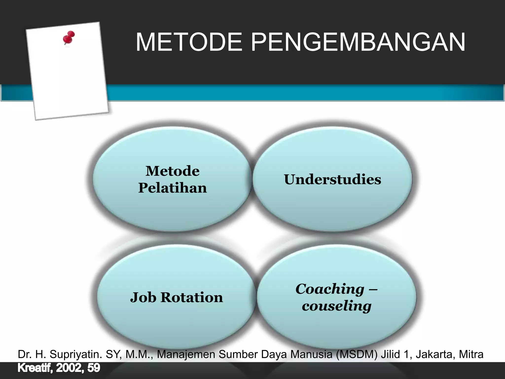 DIKLAT DAN PENGEMBANGAN | PPT