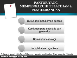 DIKLAT DAN PENGEMBANGAN | PPT