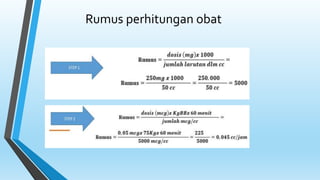 DIKLAT KEPERAWATAN THERAPY OBAT diklat keperawatan | PPTX