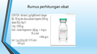DIKLAT KEPERAWATAN THERAPY OBAT diklat keperawatan | PPTX