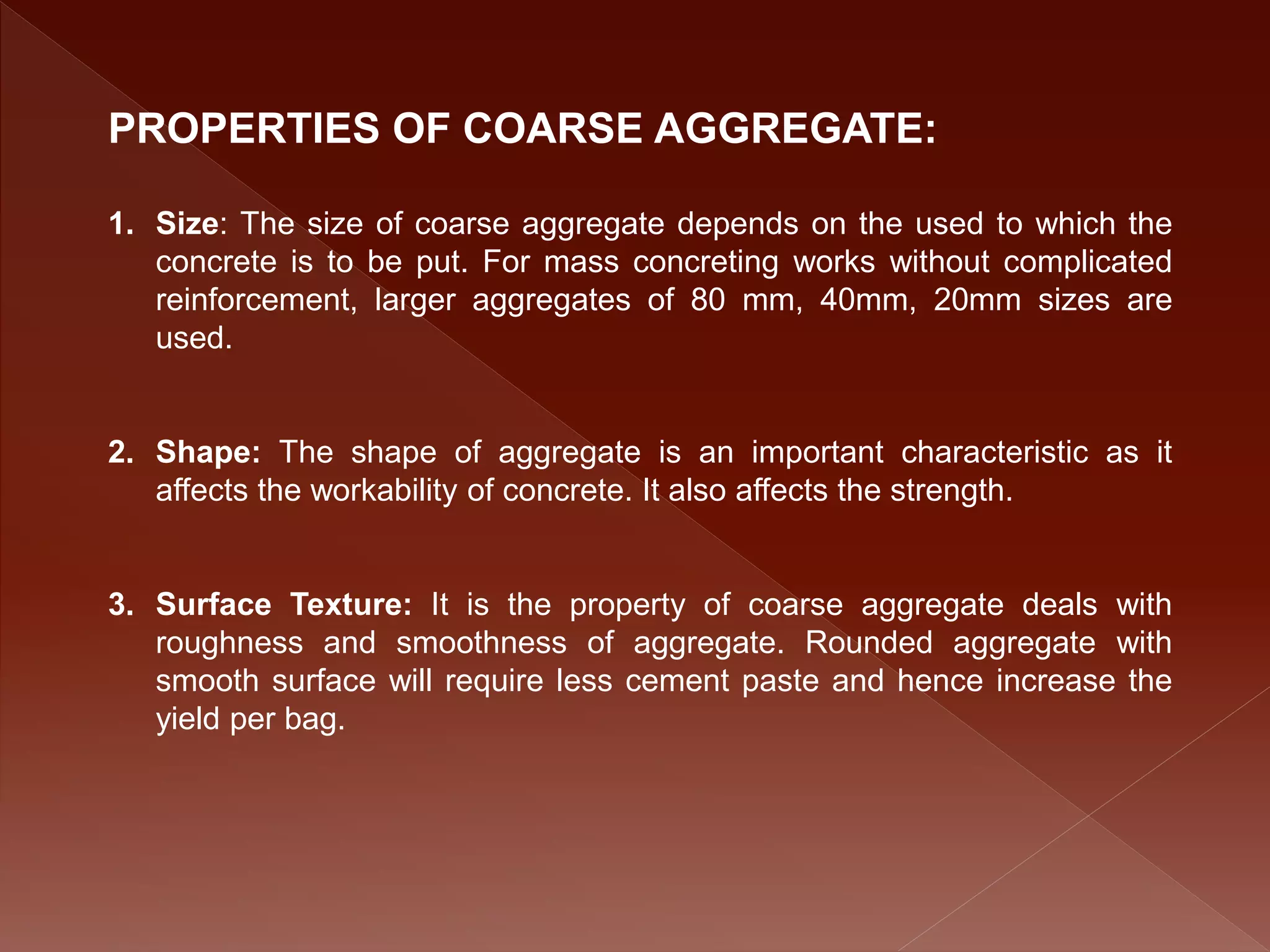 type of aggregate | PPTX