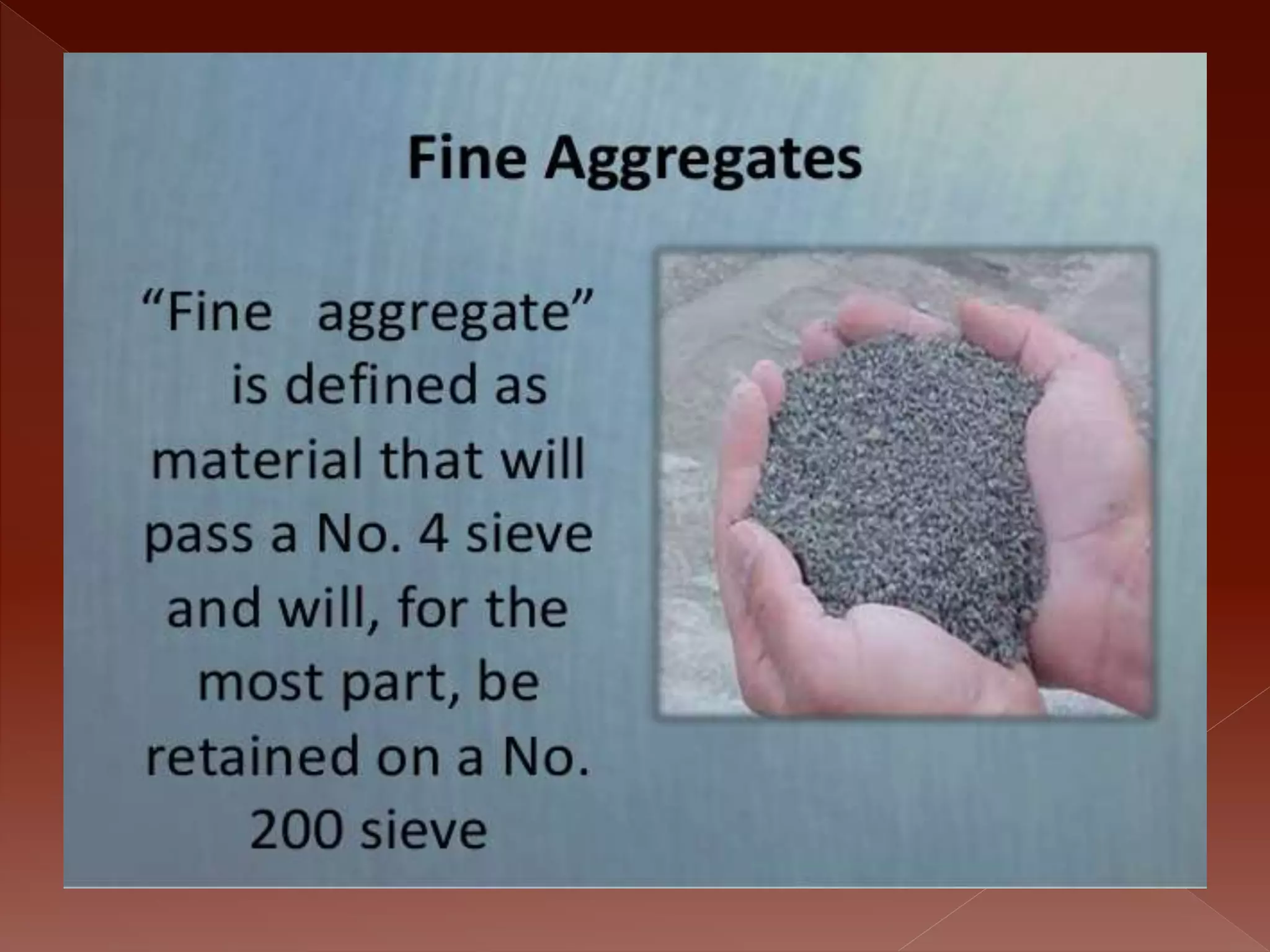 type of aggregate | PPTX