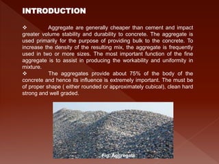 type of aggregate | PPTX