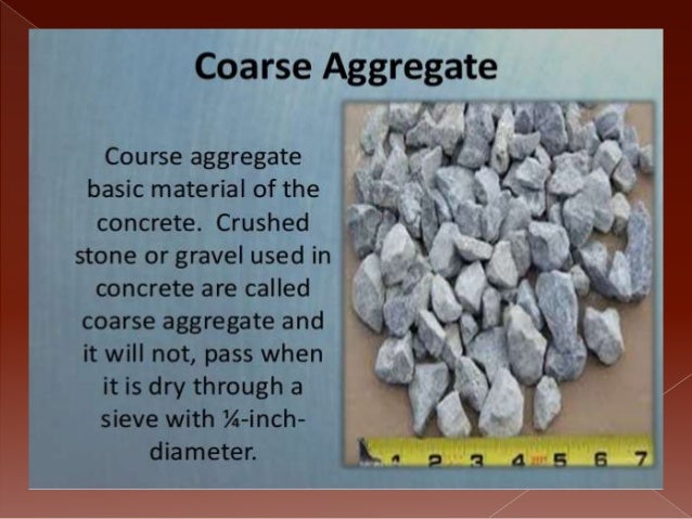 type of aggregate