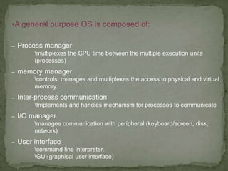 OPERATING SYSTEM ARCHITECTURE | PPT