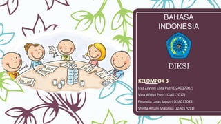 Tugas Bahasa Indonesia Diksi | PPT