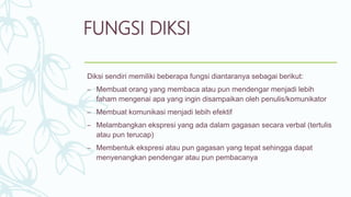 Tugas Bahasa Indonesia Diksi | PPT