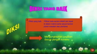 Diksi, Frase, dan Klausa | PPTX