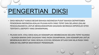 Diksi | PPTX