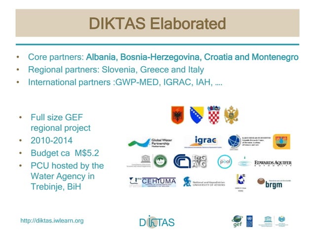 DIKTAS Project/IGRAC Experience | PPT