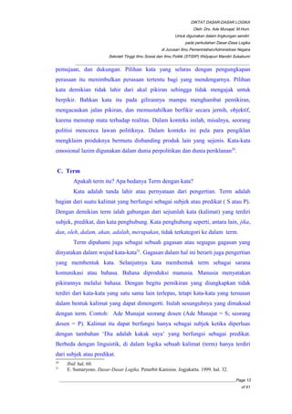 Diktat dasar-dasar-logika | DOC