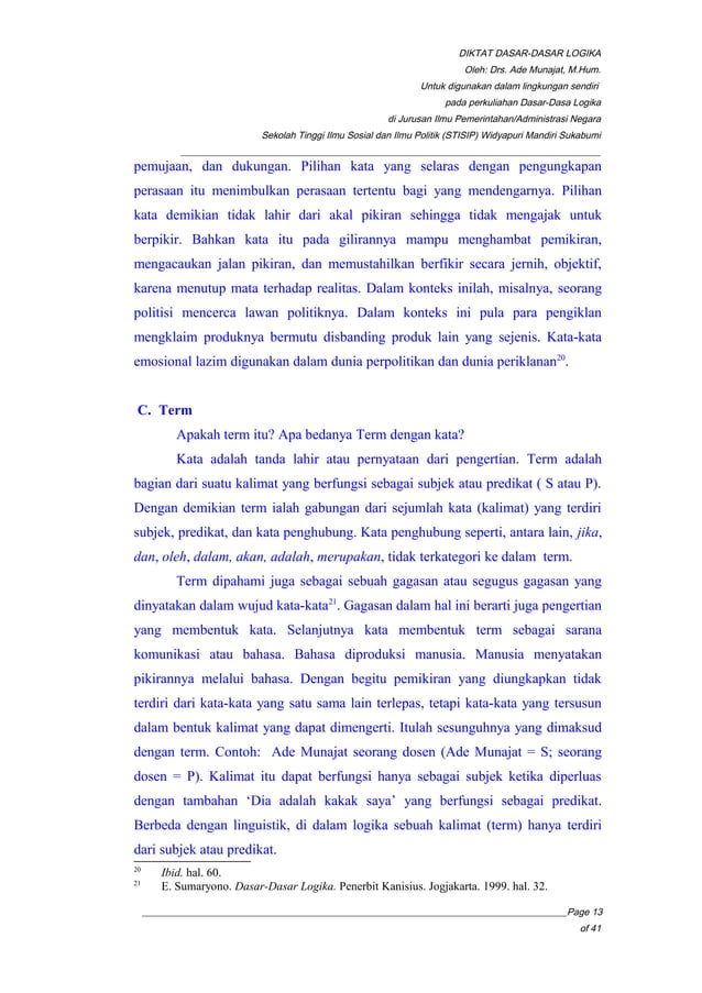 Diktat dasar-dasar-logika | DOC