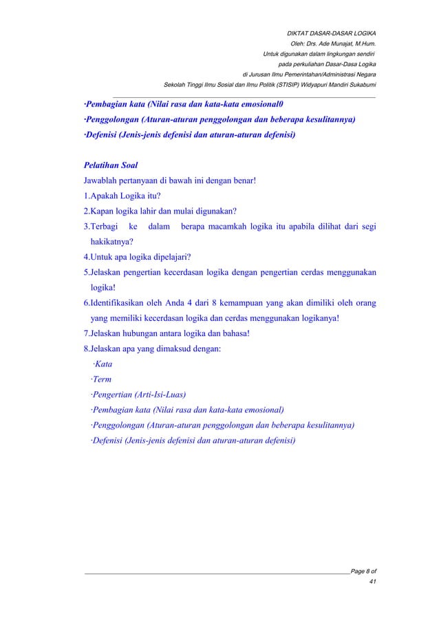 Diktat dasar-dasar-logika | DOC