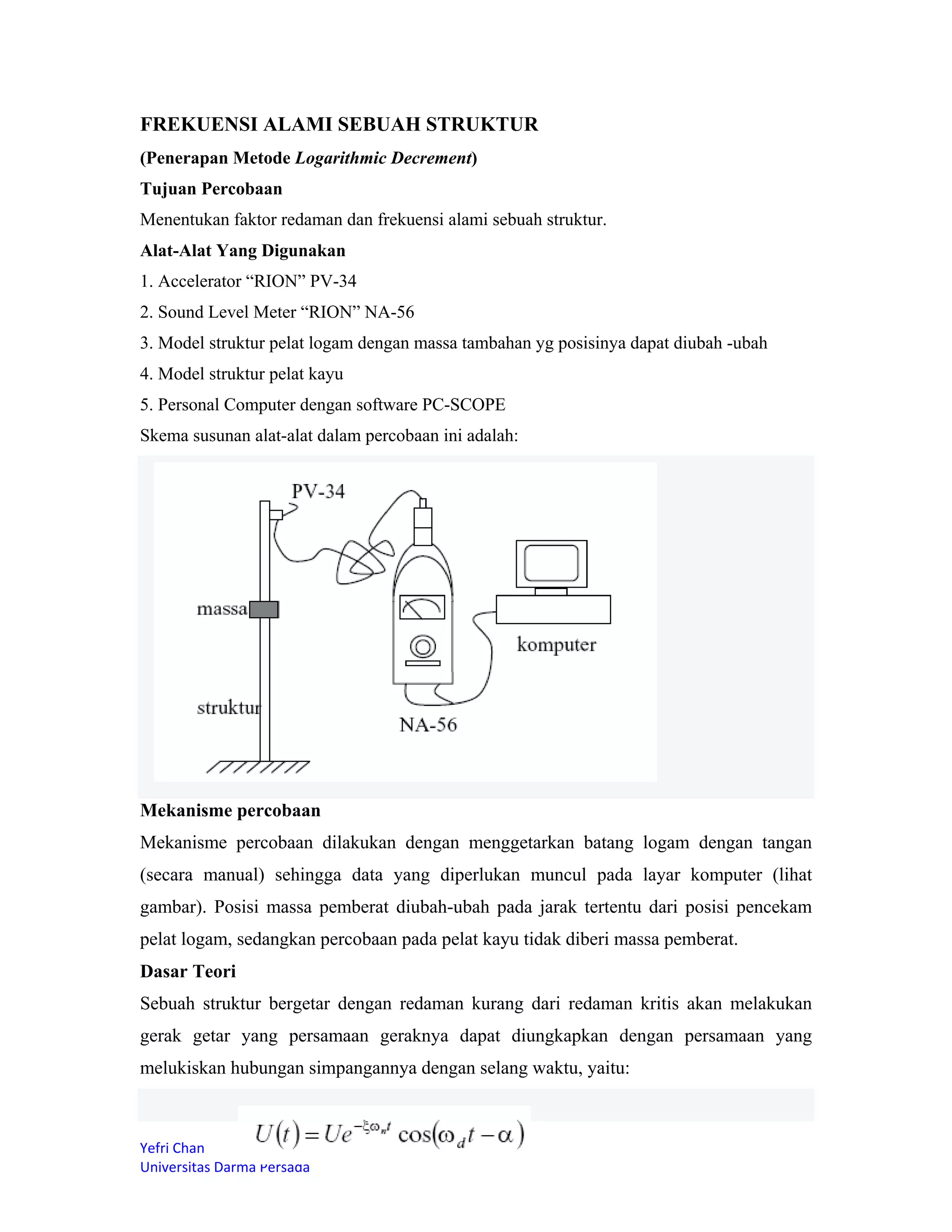 getaran-mekanik 1 | PDF