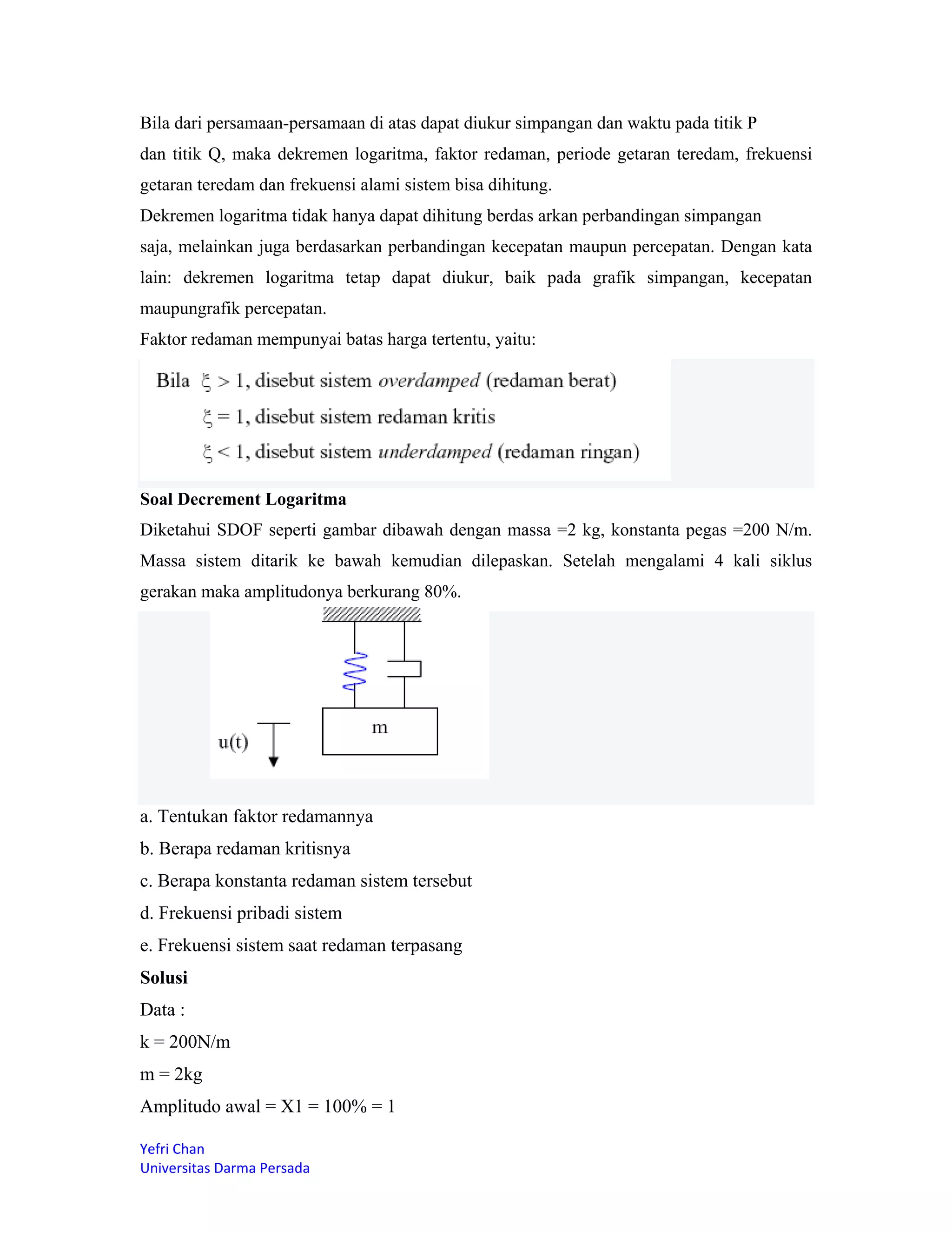getaran-mekanik 1 | PDF