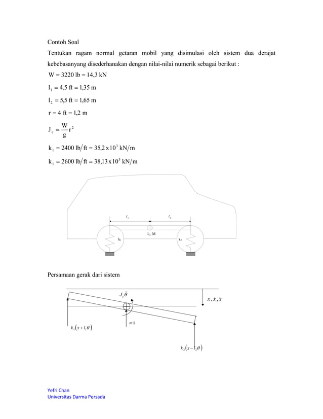 getaran-mekanik 1 | PDF
